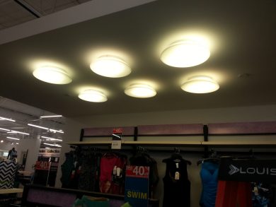 Lighting Installation in Department Store - Elcon Electric - South Florida